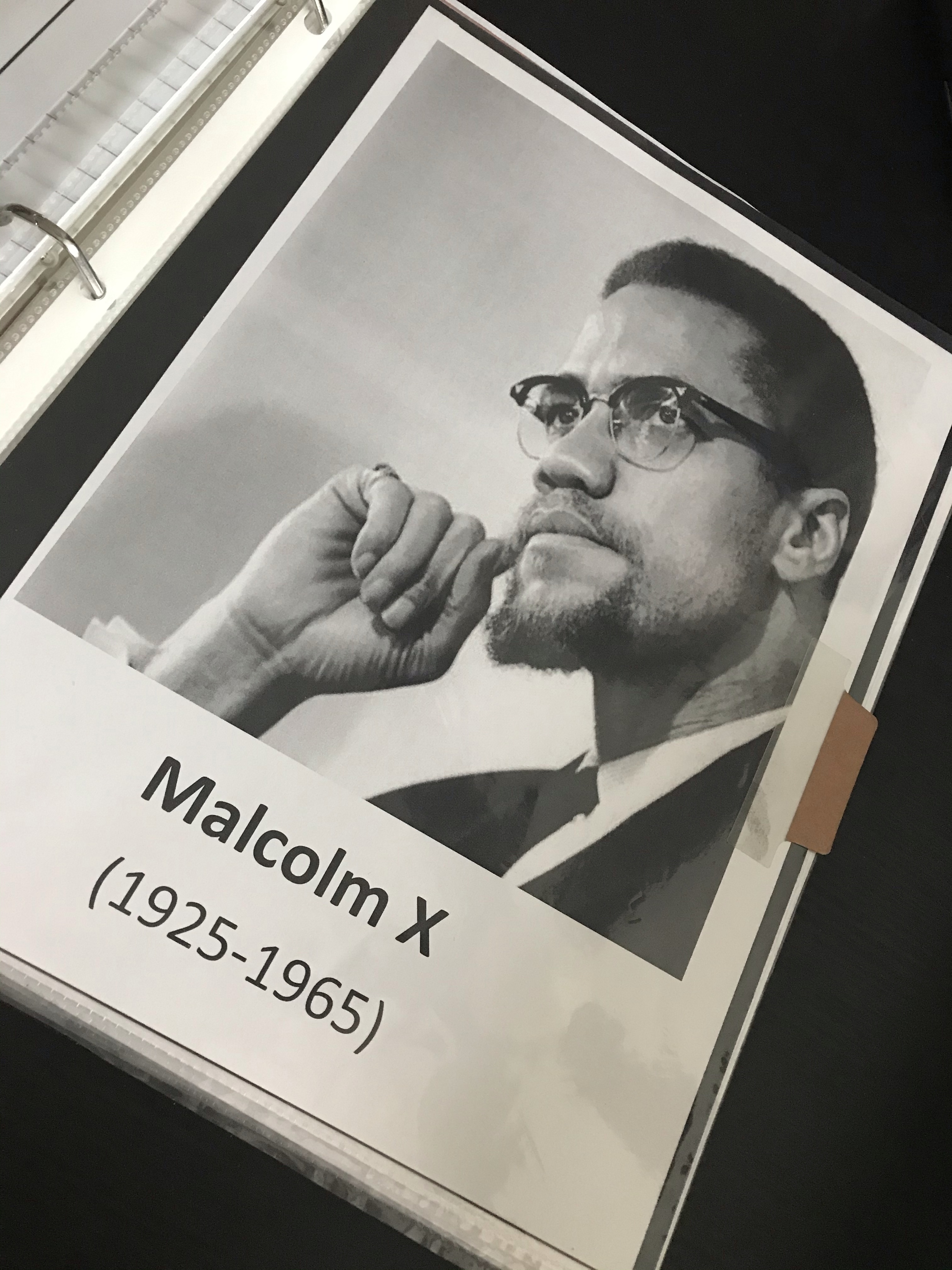Malcolm X Unit Study – Little Learner and Mom