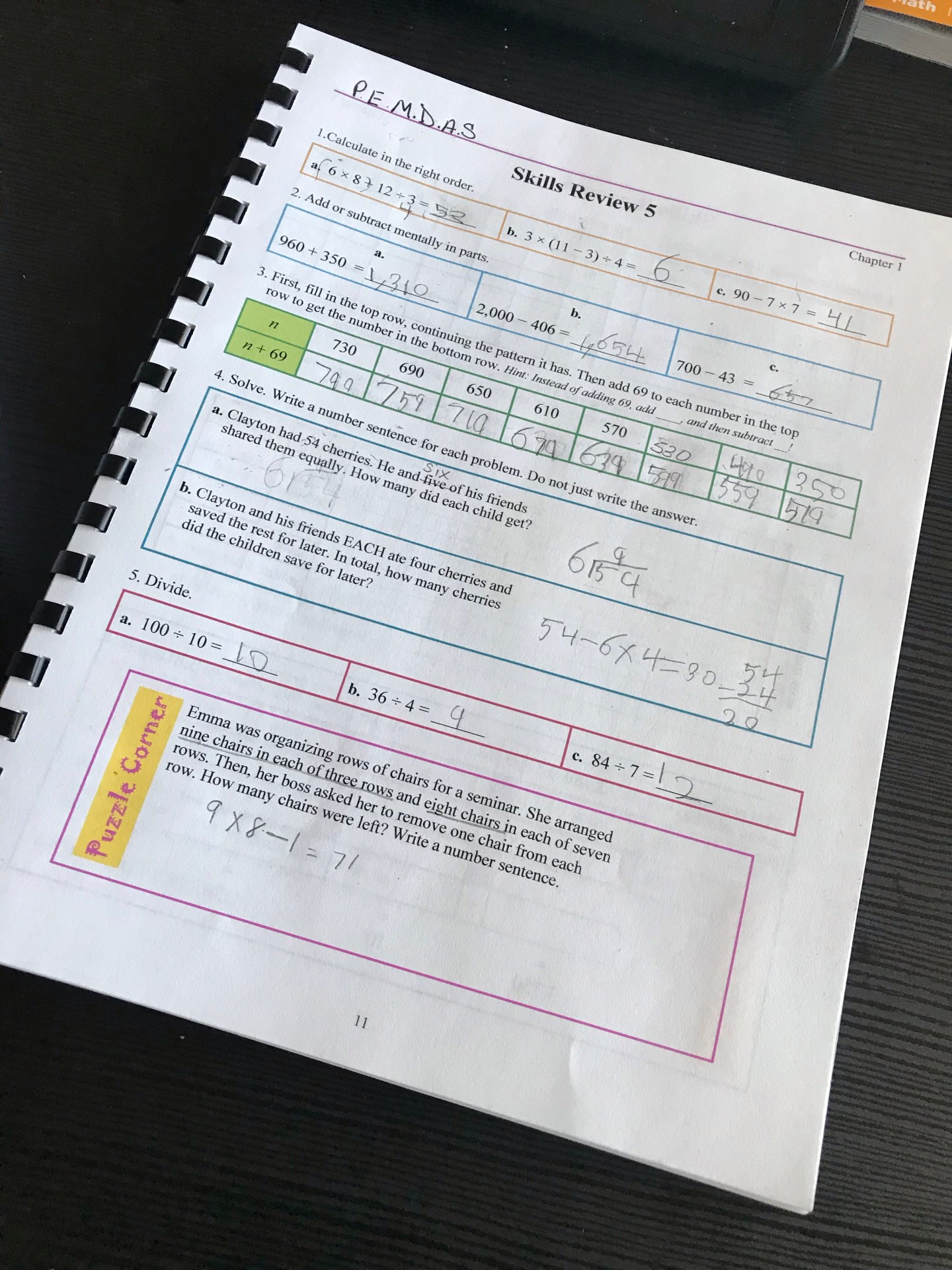 Math Mammoth Skills Review Workbook Grade 4 and 5th Grade Complete ...