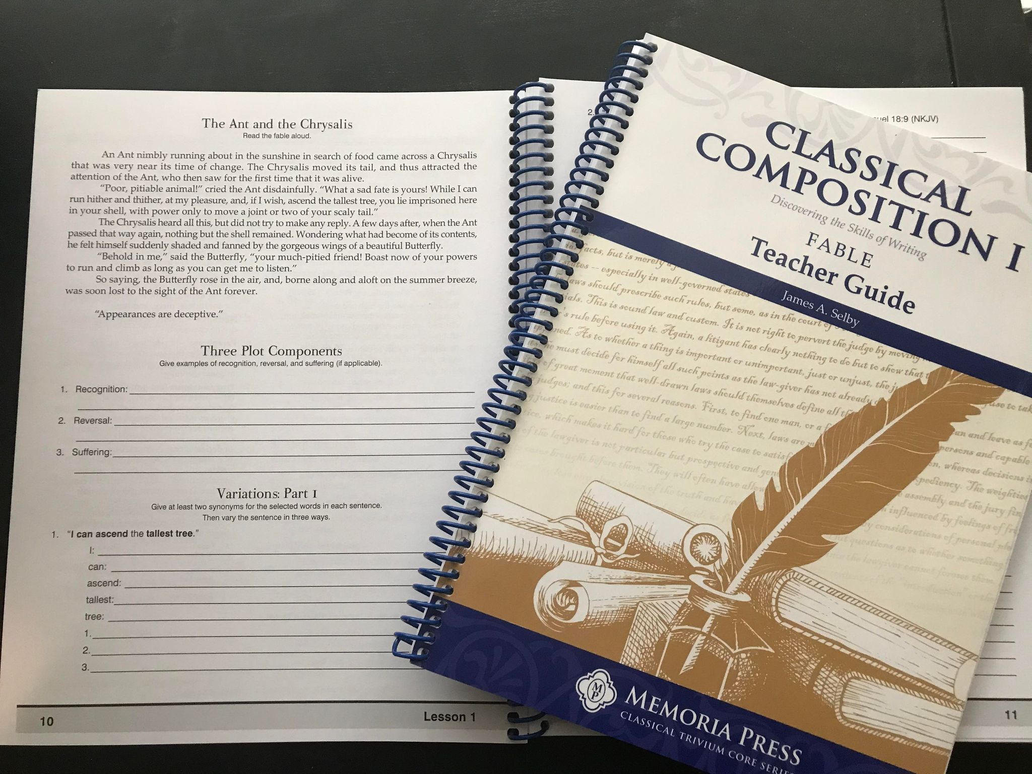 Memoria Press: Classical Composition I Fables! – Little Learner and Mom