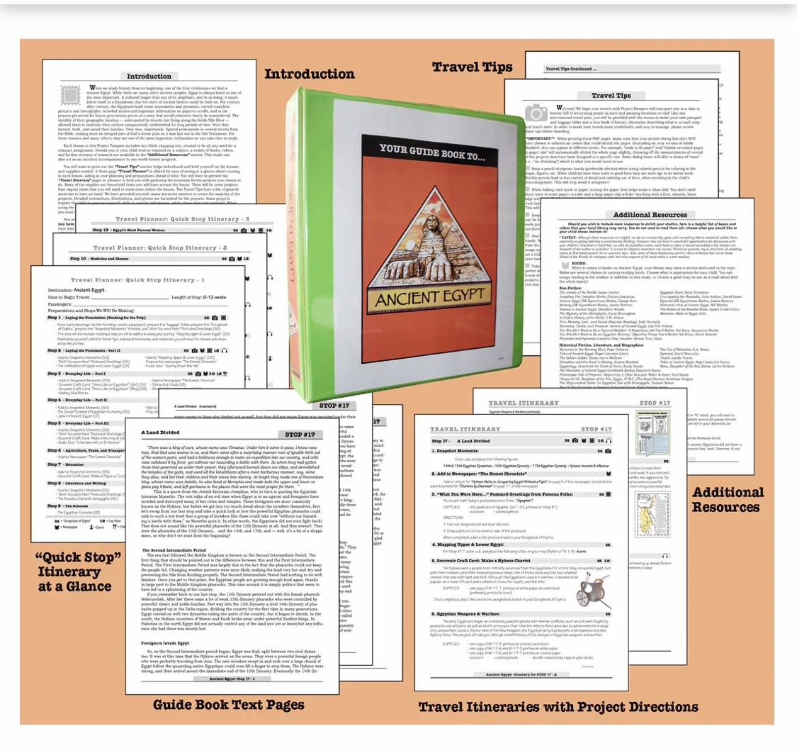 Home School in the Woods Project Passport: Ancient Egypt Review ...