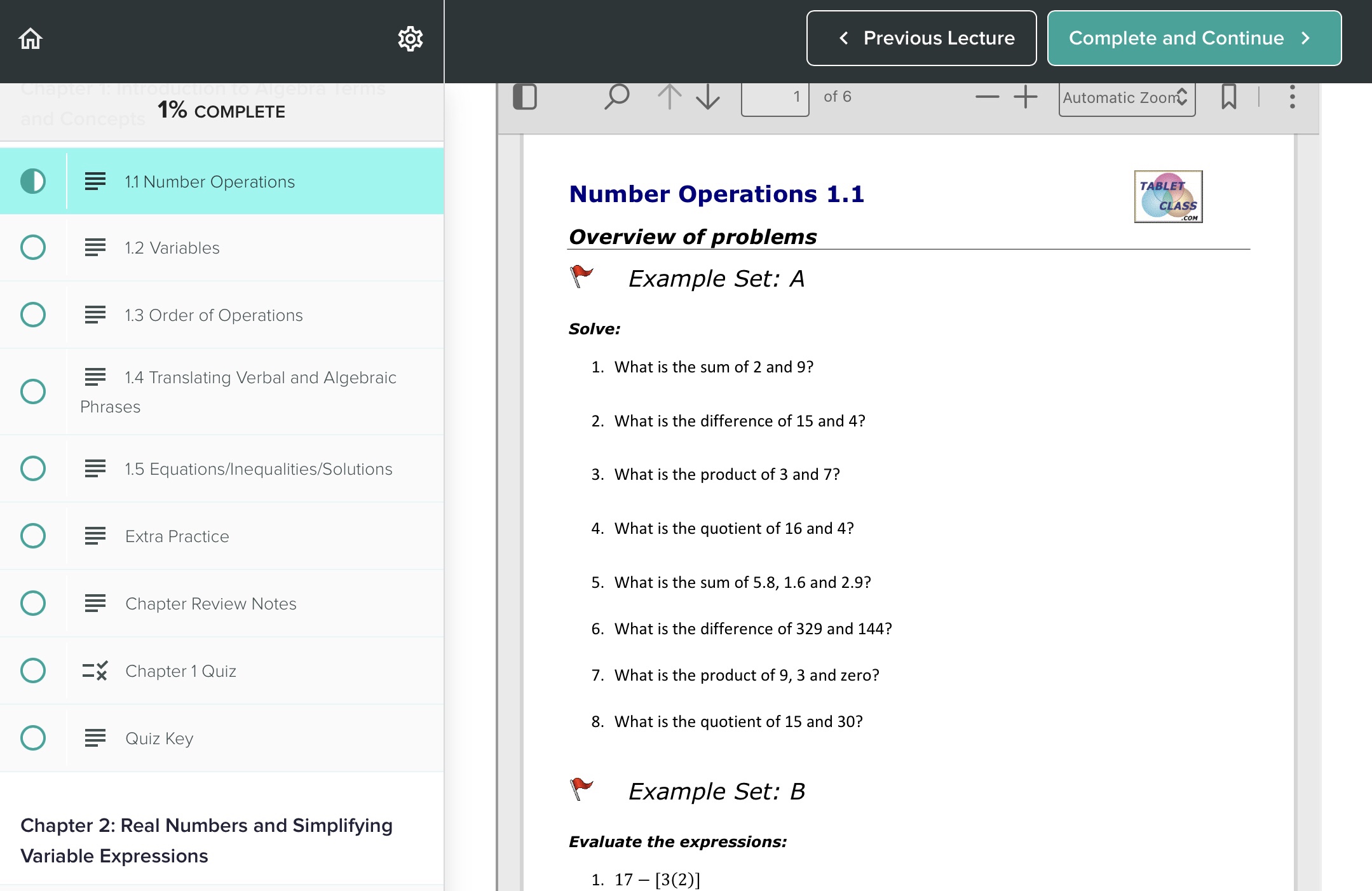TabletClass Math: Pre-Algebra Review! – Little Learner and Mom
