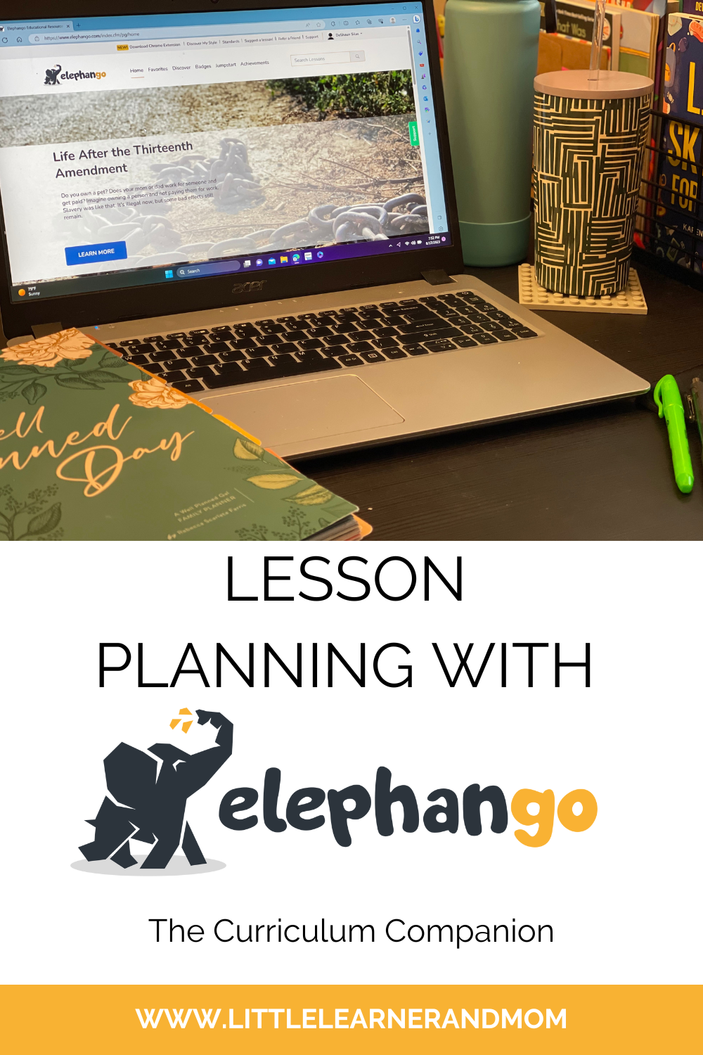 Elephango a Curriculum Companion! – Little Learner and Mom